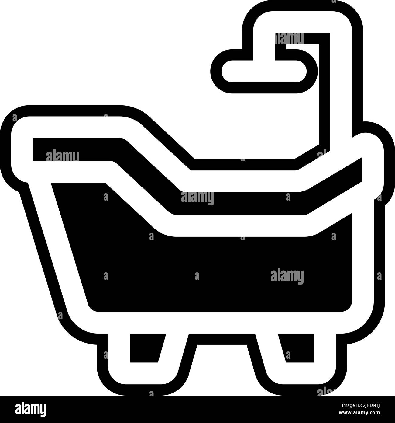 Pool tub Stock Vector Images - Alamy