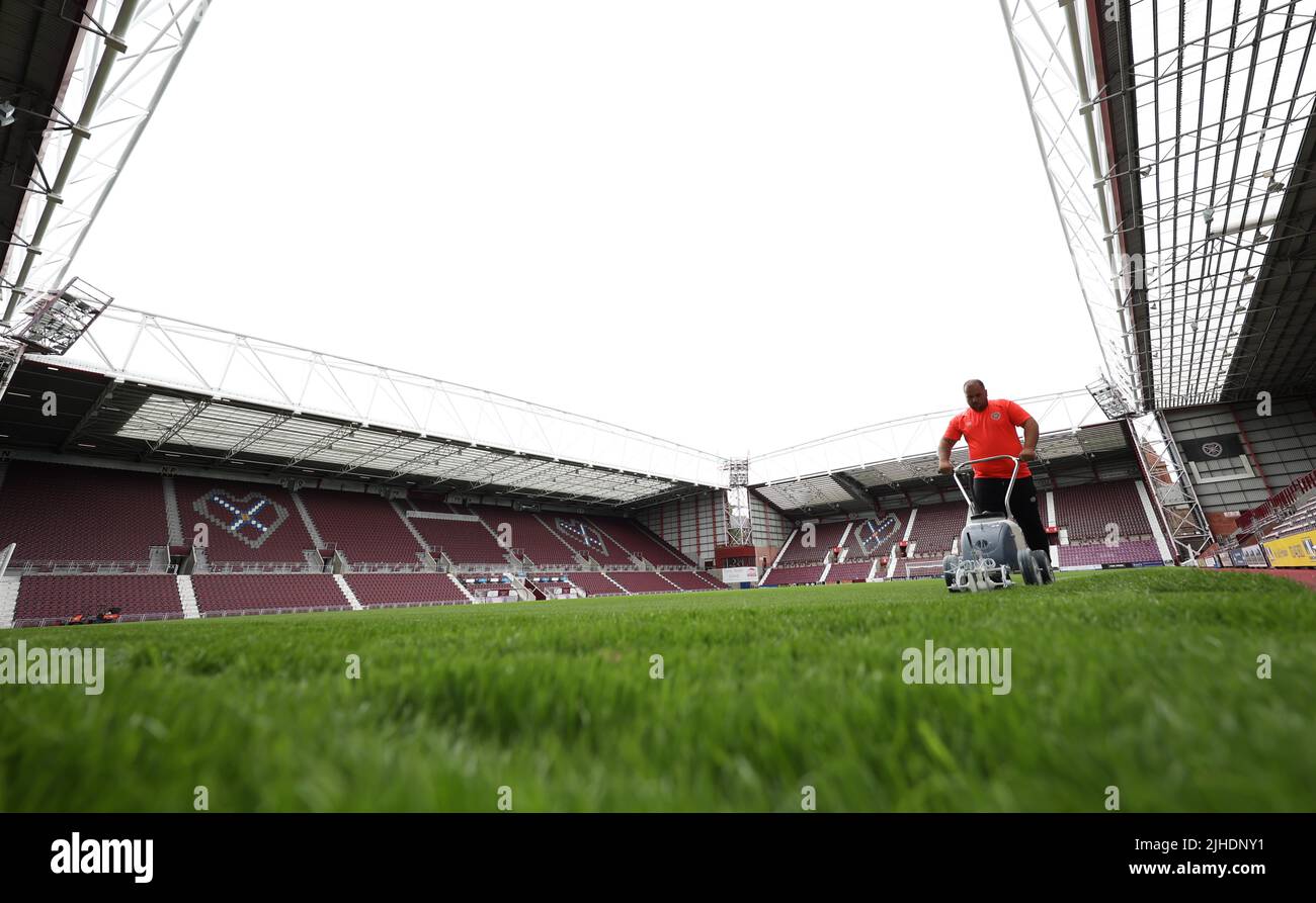 Tynecastle park stadium hi-res stock photography and images - Alamy