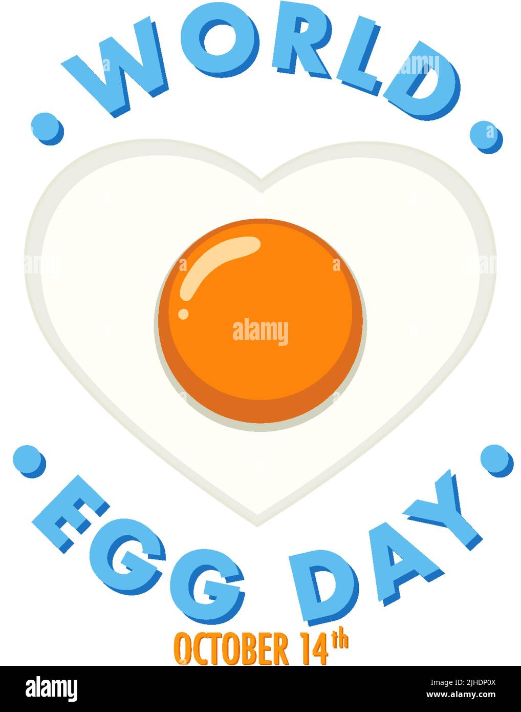 World Egg Day October 14 Banner Design illustration Stock Vector Image ...