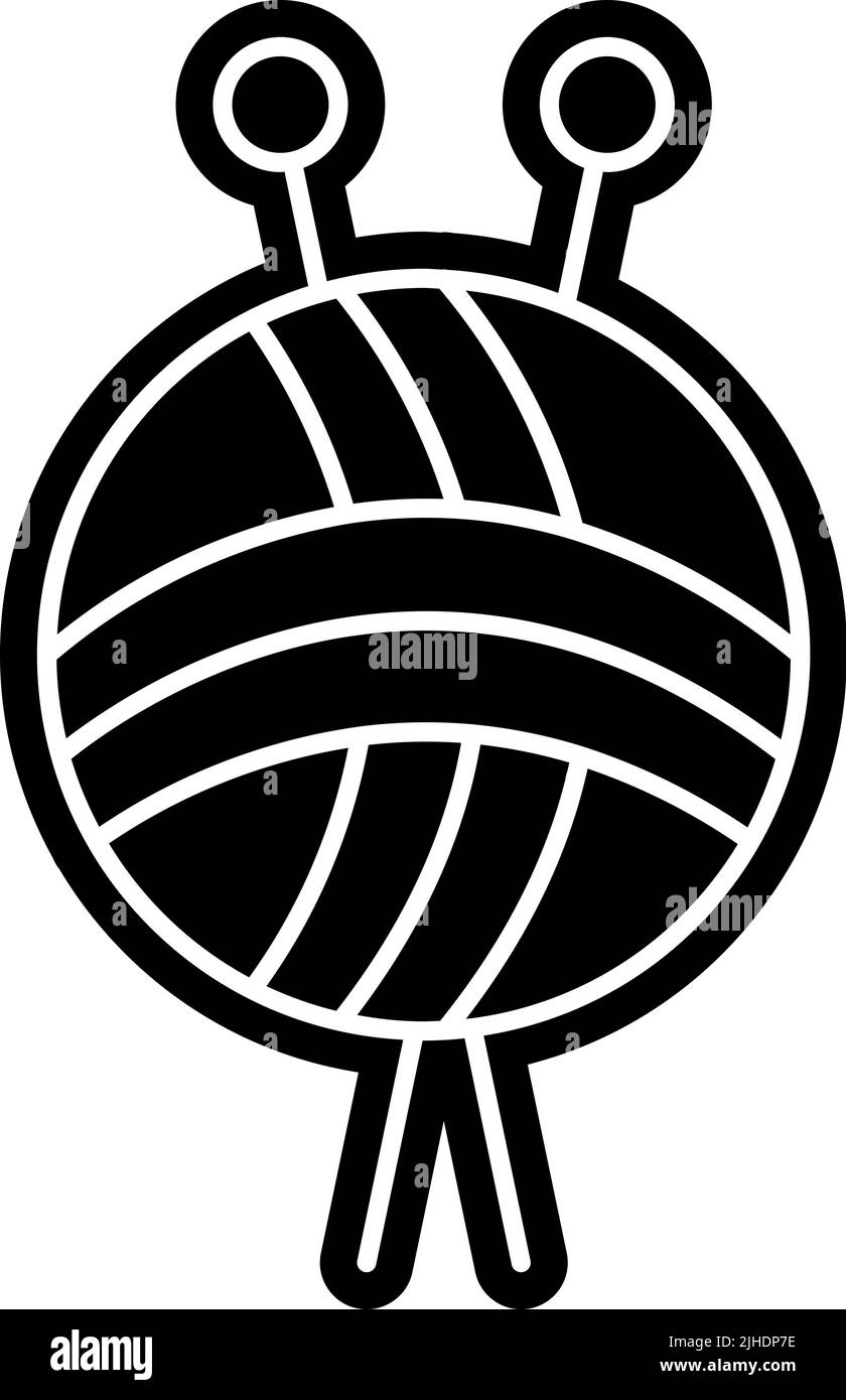 Yarn ball crochet hook Stock Vector Images - Alamy