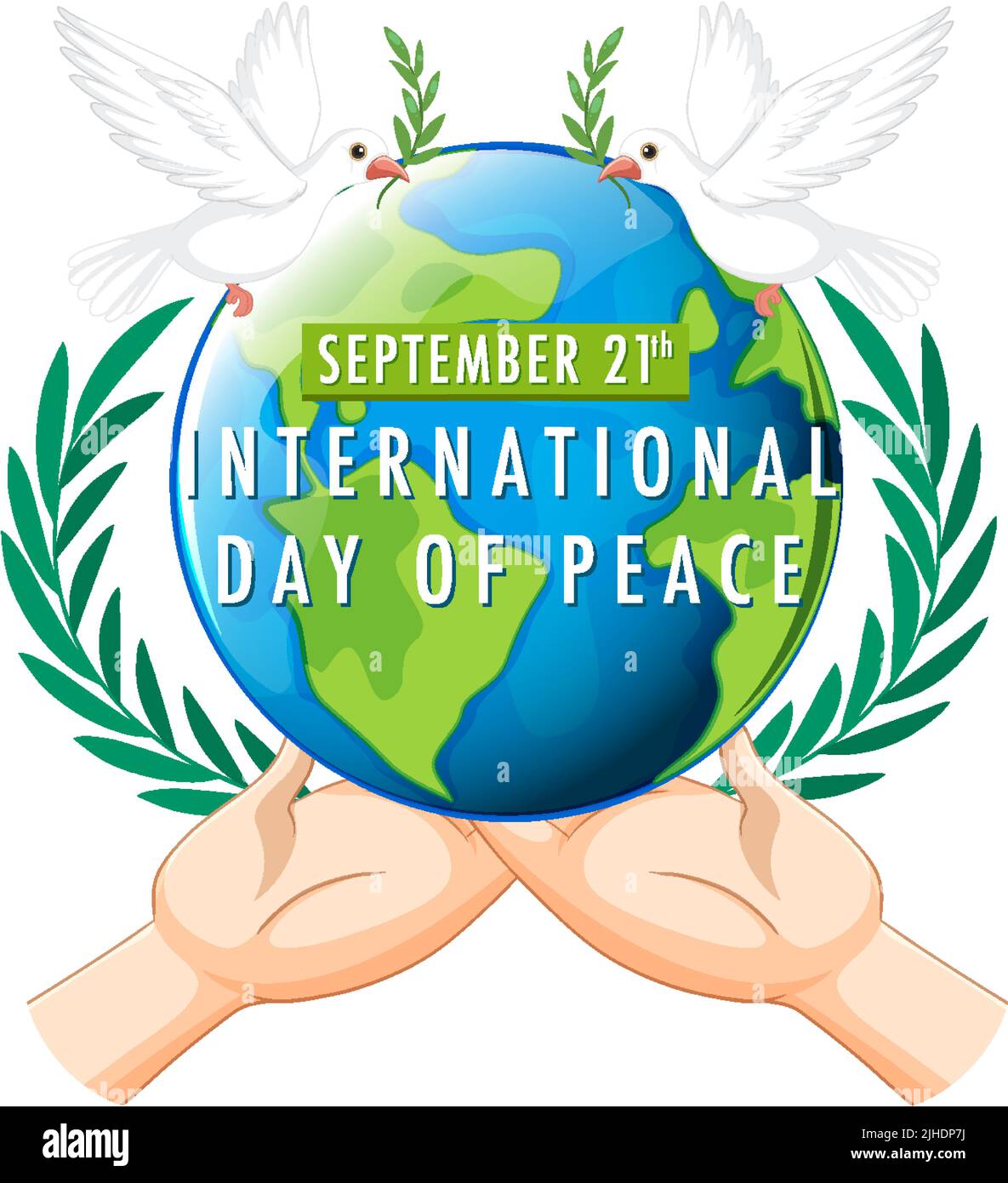 International Day of Peace Banner Design illustration Stock Vector ...