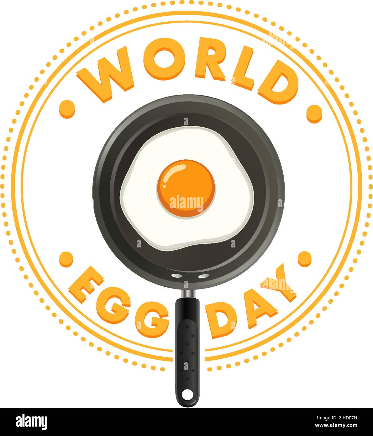 World Egg Day October 14 Banner Design illustration Stock Vector Image ...