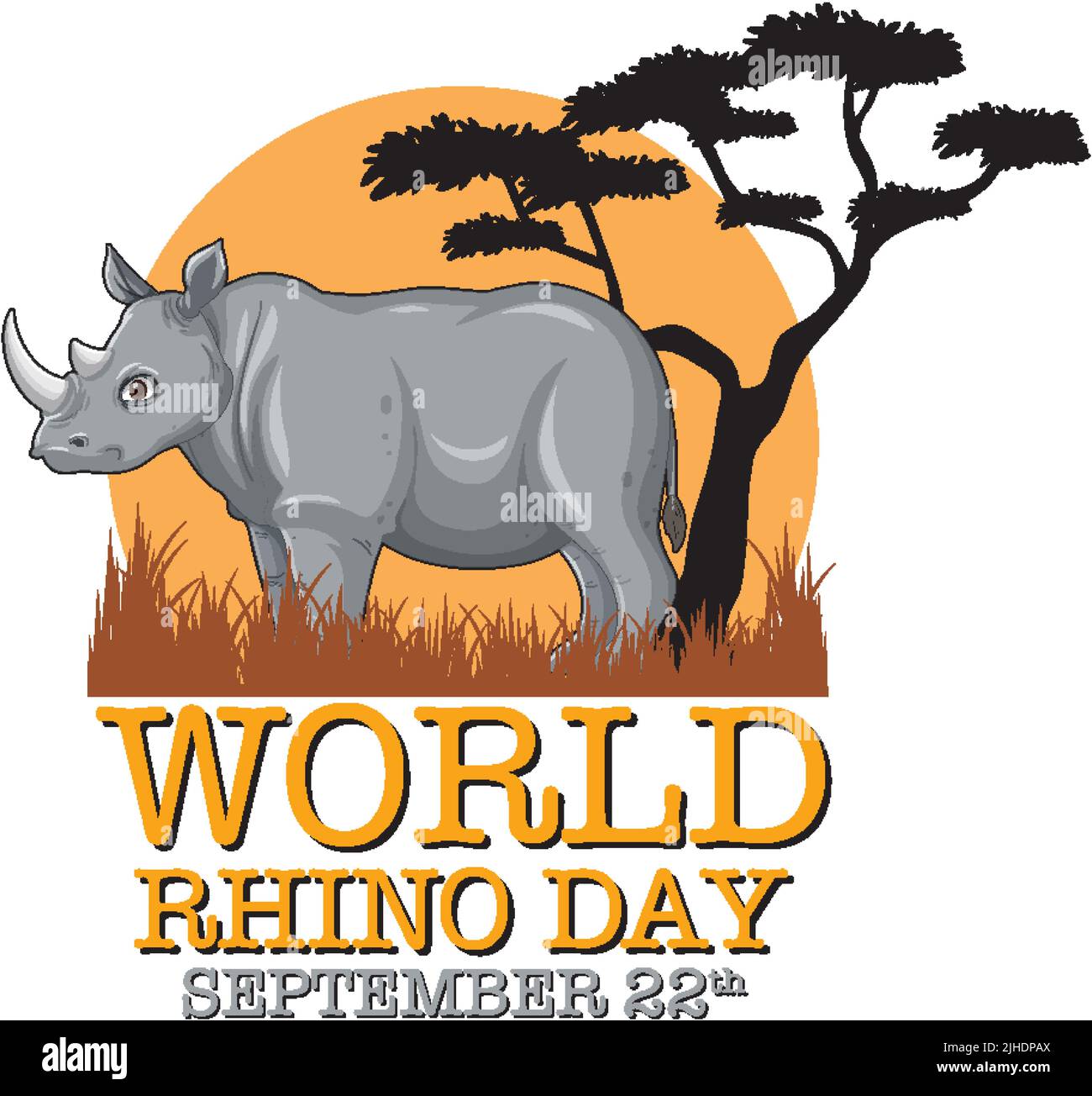 World rhino day poster hi-res stock photography and images - Alamy
