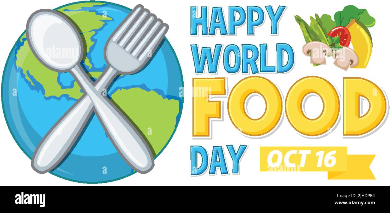 World Food Day Banner Template illustration Stock Vector Image & Art ...