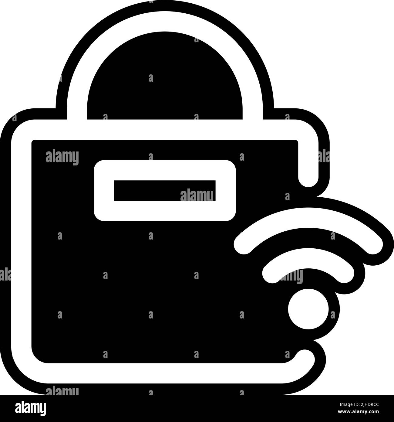 Smart house device line Black and White Stock Photos & Images - Alamy