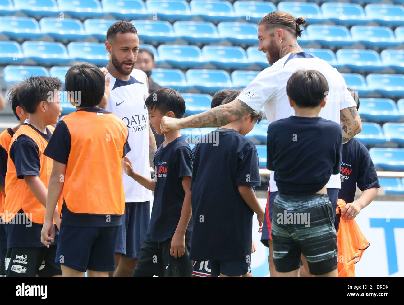 Tokyo, Japan. 18th July, 2022. French football club team Paris Saint ...