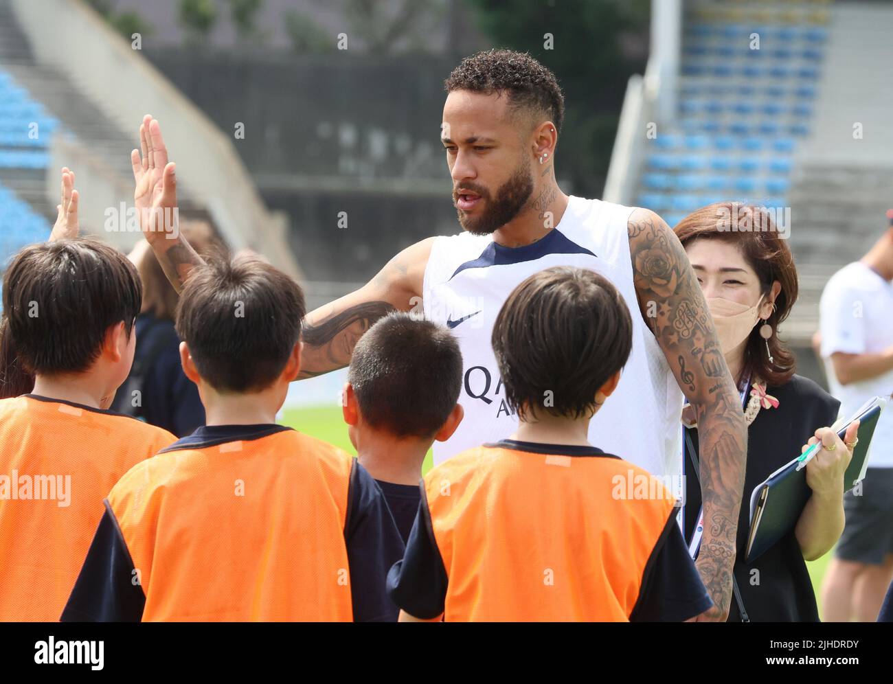 Tokyo, Japan. 18th July, 2022. French football club team Paris Saint ...