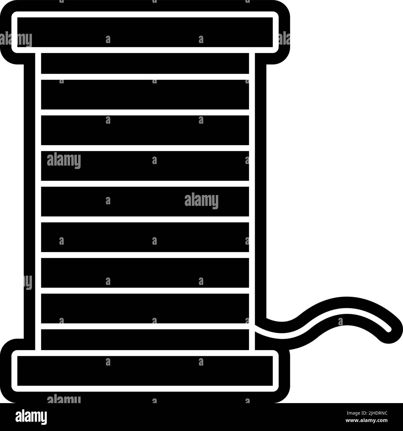 Sewing tool needlework colored Stock Vector Images - Alamy