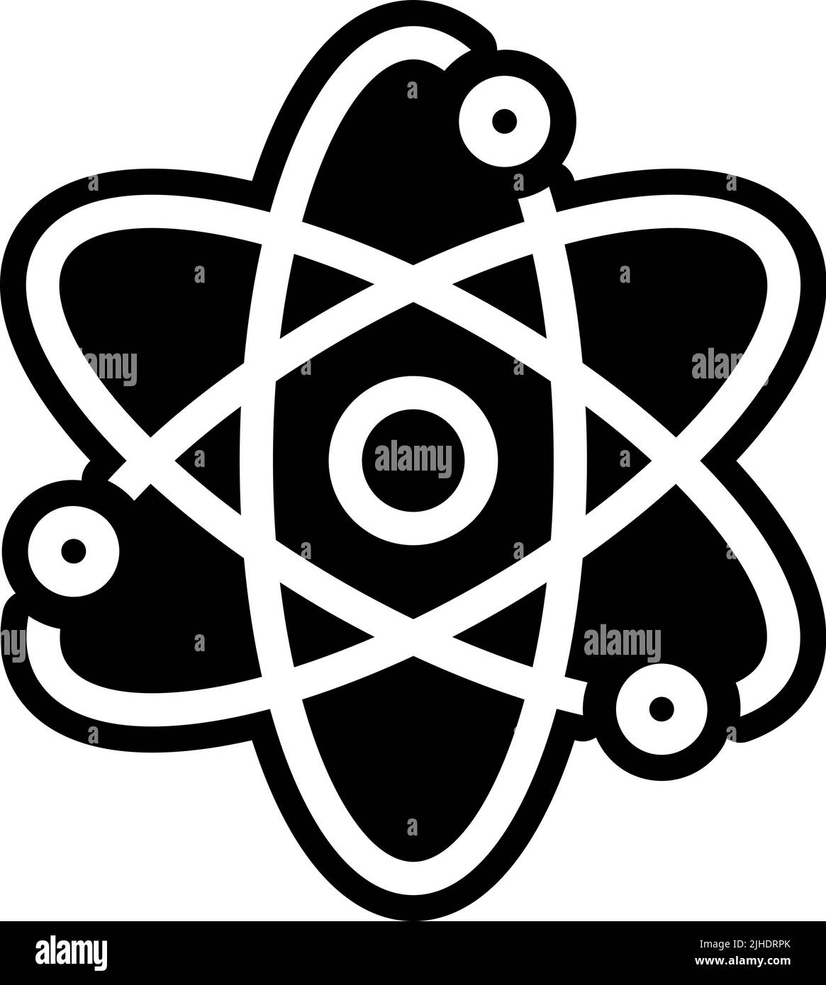 Space atom Stock Vector Image & Art - Alamy