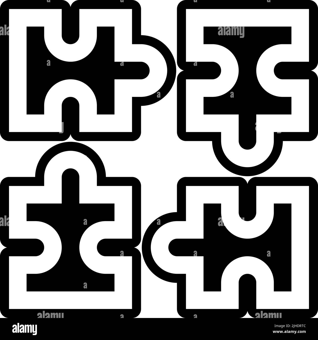 Scrum development puzzle Stock Vector Image & Art - Alamy
