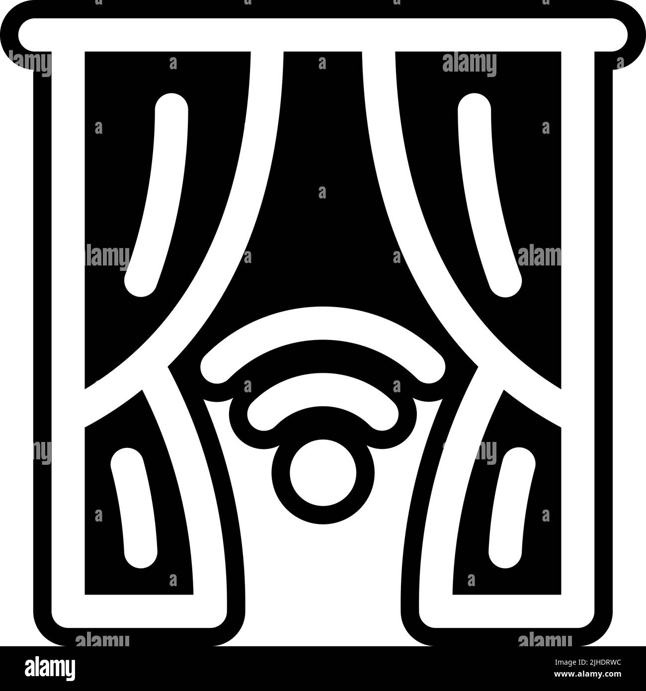 Smart home curtain Stock Vector Image & Art - Alamy