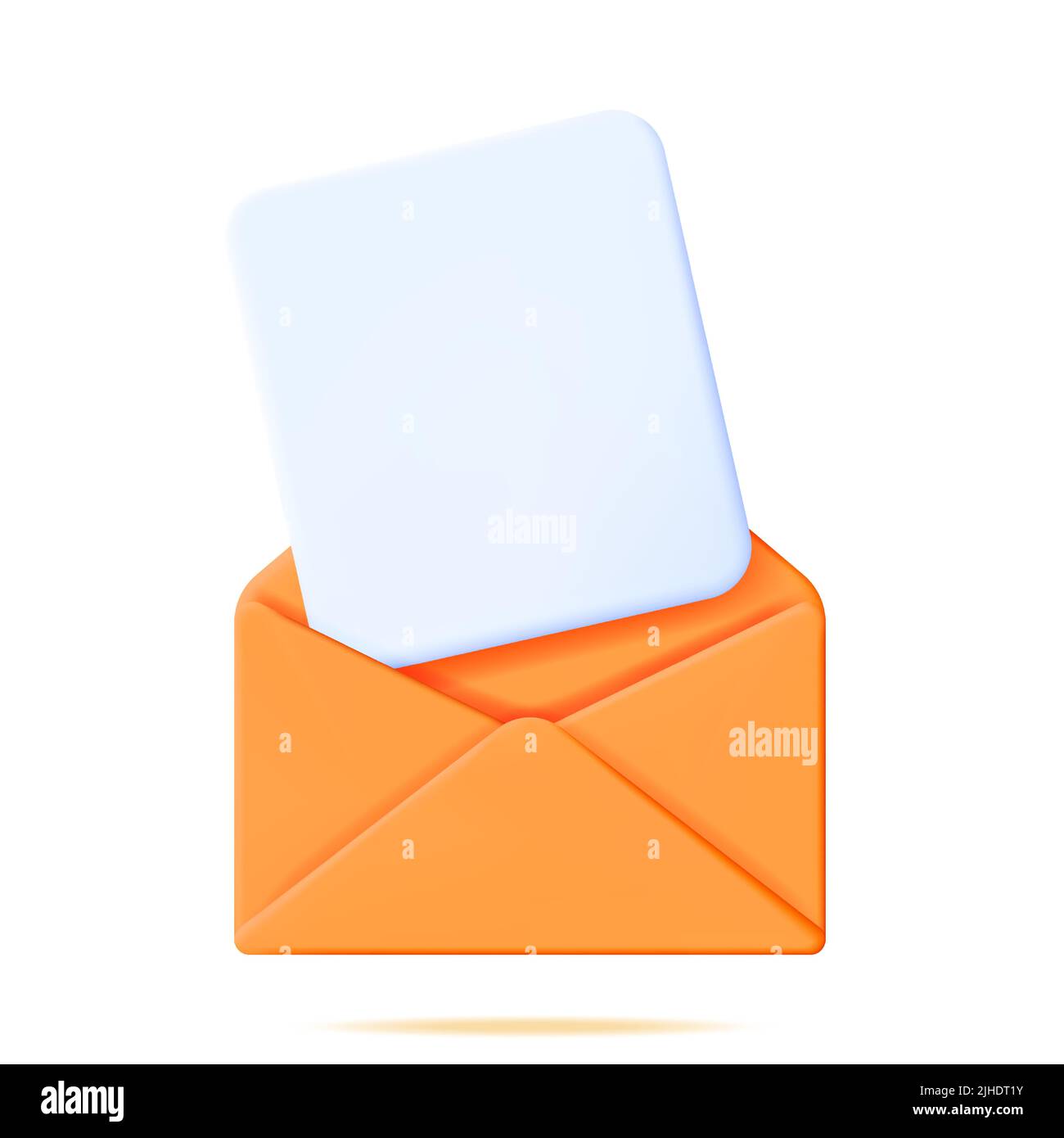 3d render postal envelope Stock Vector Images - Alamy