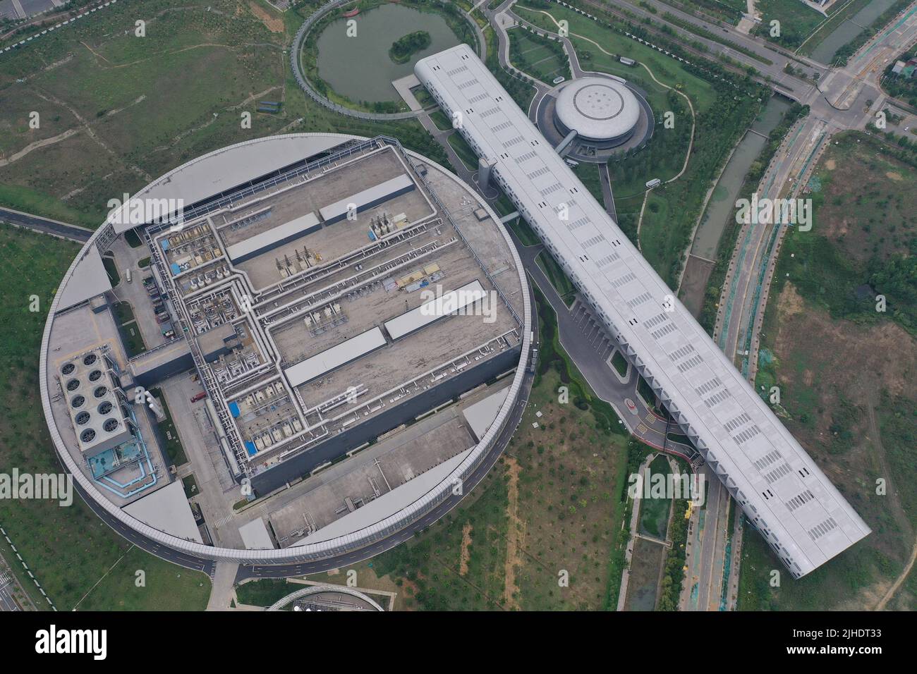 NANJING, CHINA - JULY 18, 2022 - An aerial photo taken on July 18, 2022 ...