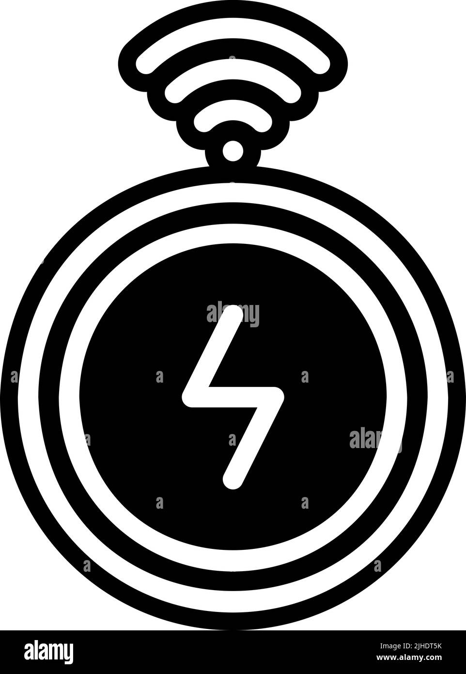 A wireless charging pad Stock Vector Images - Alamy