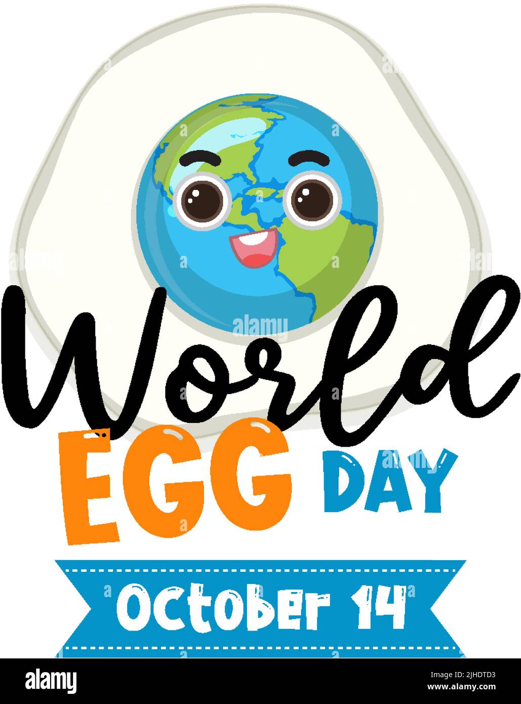 World Egg Day Poster illustration Stock Vector Image & Art - Alamy