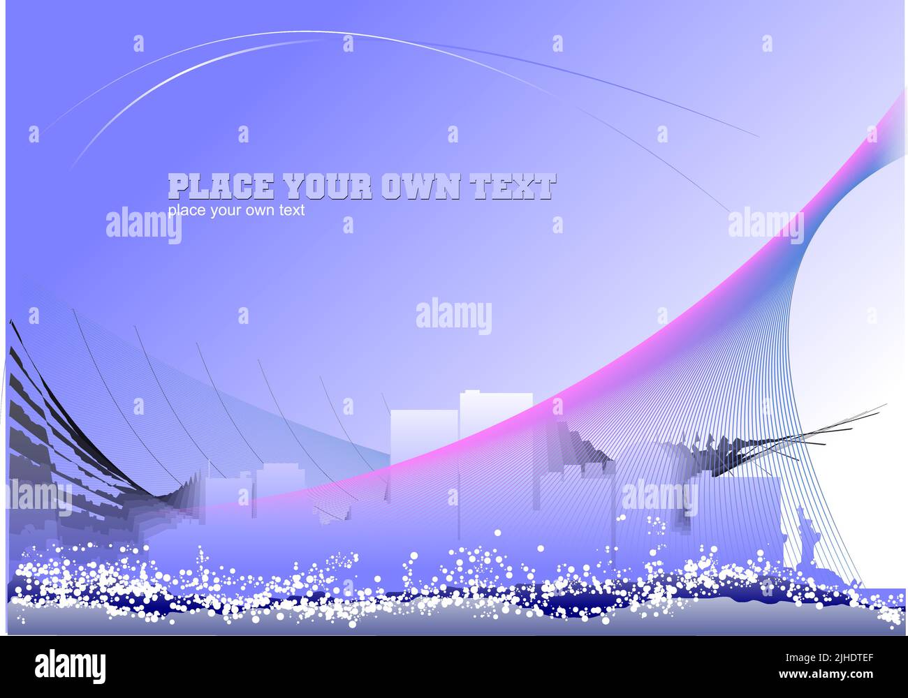 Abstract city on grid background. Urban concept. 3d vector illustration ...