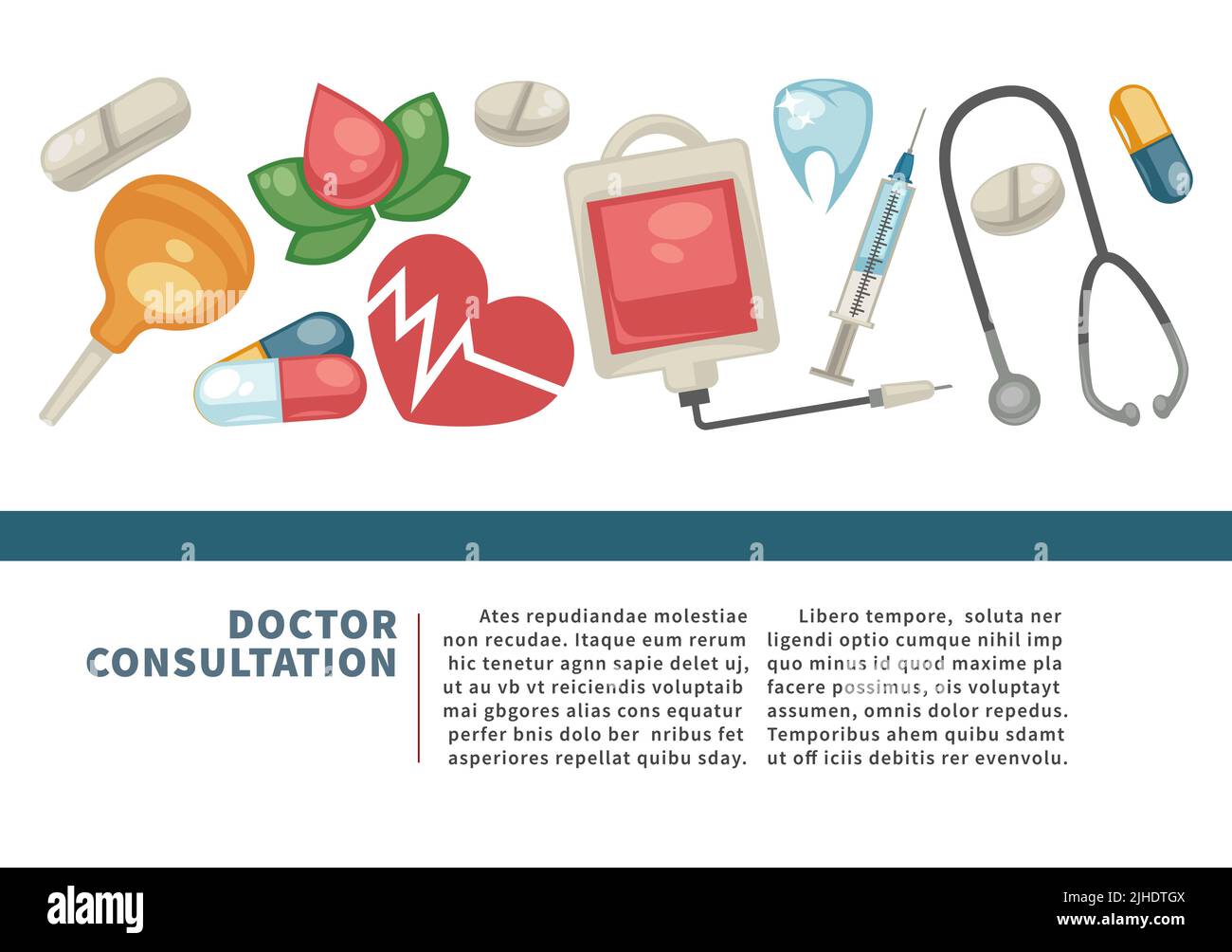 Medicine and treatment healthcare pills and medical tools pharmacy ...