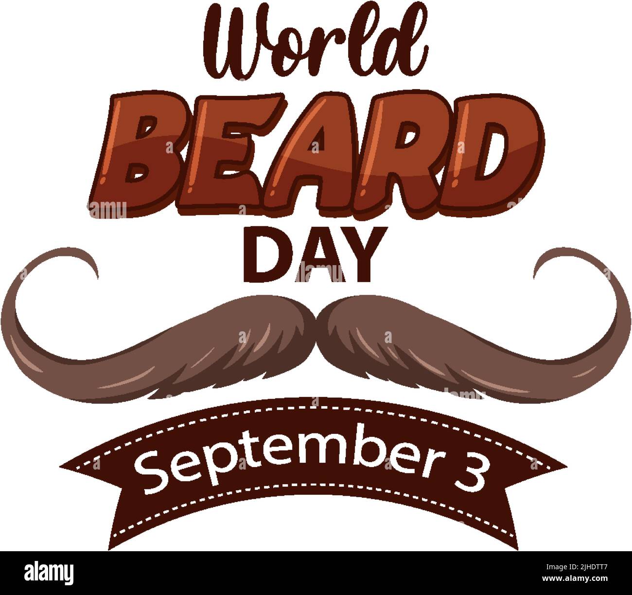 World Beard Day September 3 illustration Stock Vector Image & Art - Alamy
