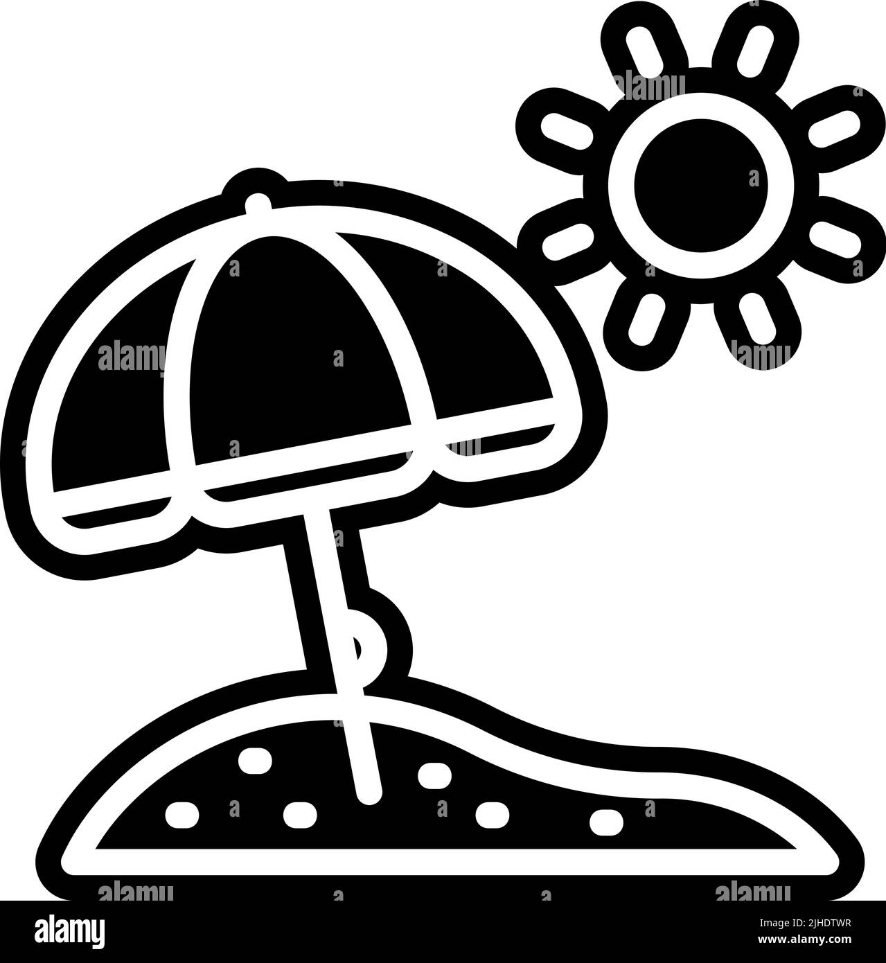 Summer umbrella Stock Vector Image & Art - Alamy