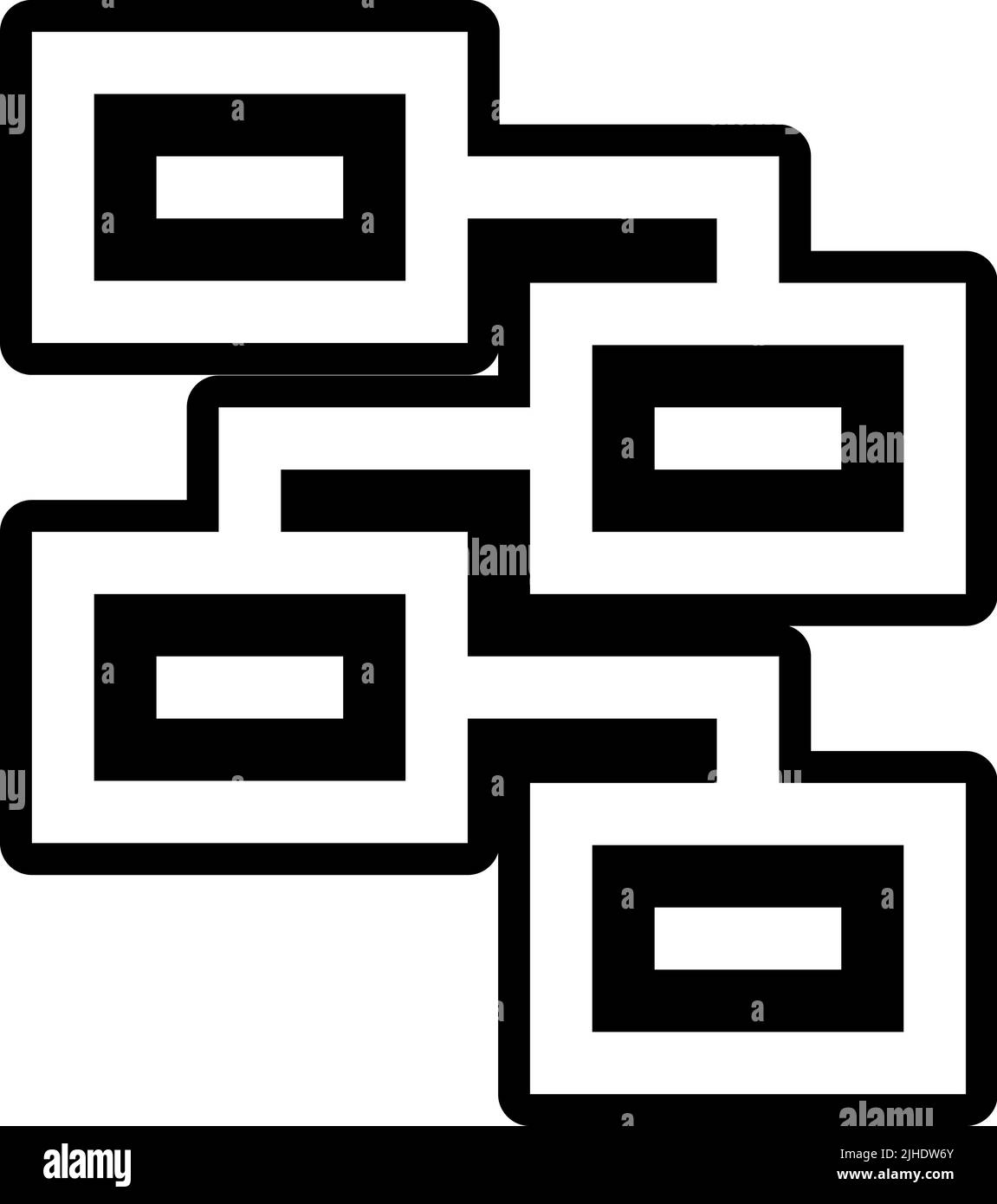 Scrum management vector website template hi-res stock photography and ...