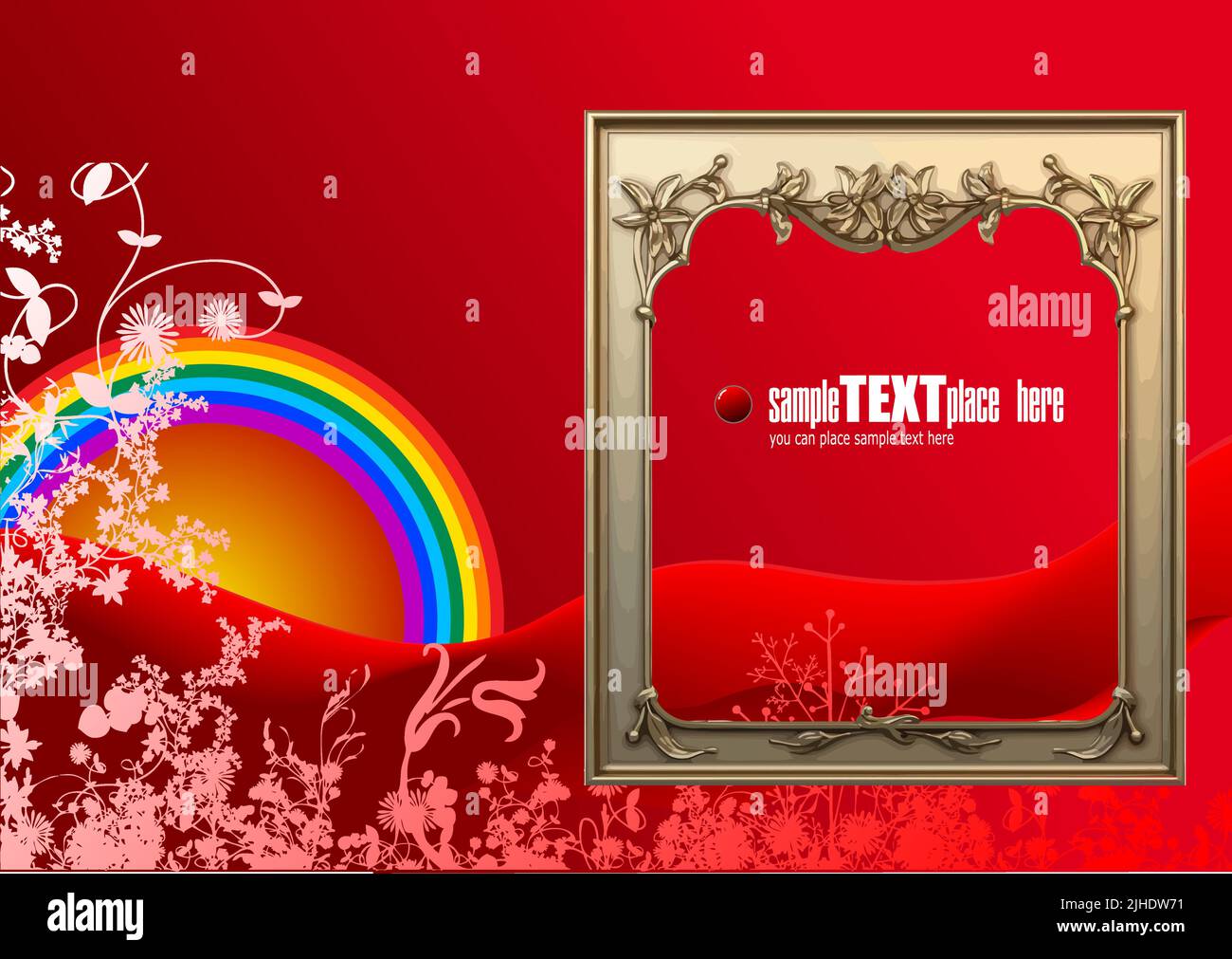Corporate Business Technology Background with frame image. Vector 3d ...