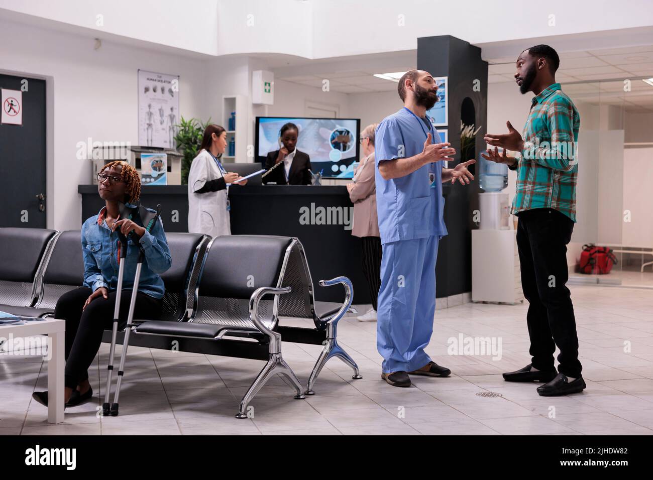 Busy Emergency Waiting Room