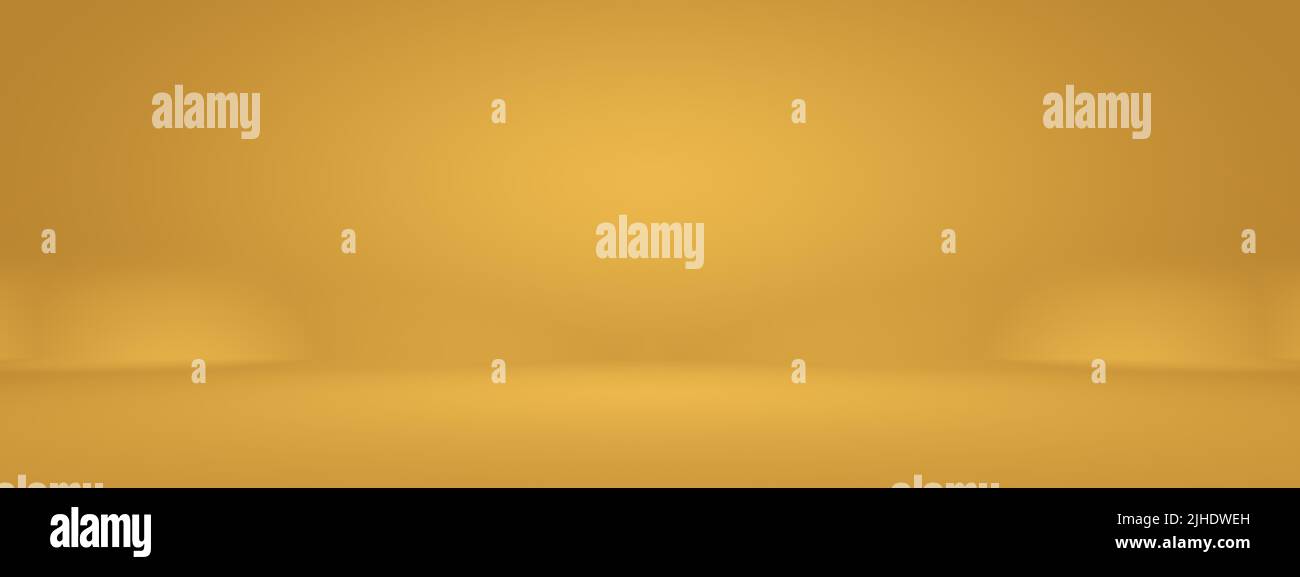 Abstract Luxury Gold yellow gradient studio wall, well use as ...