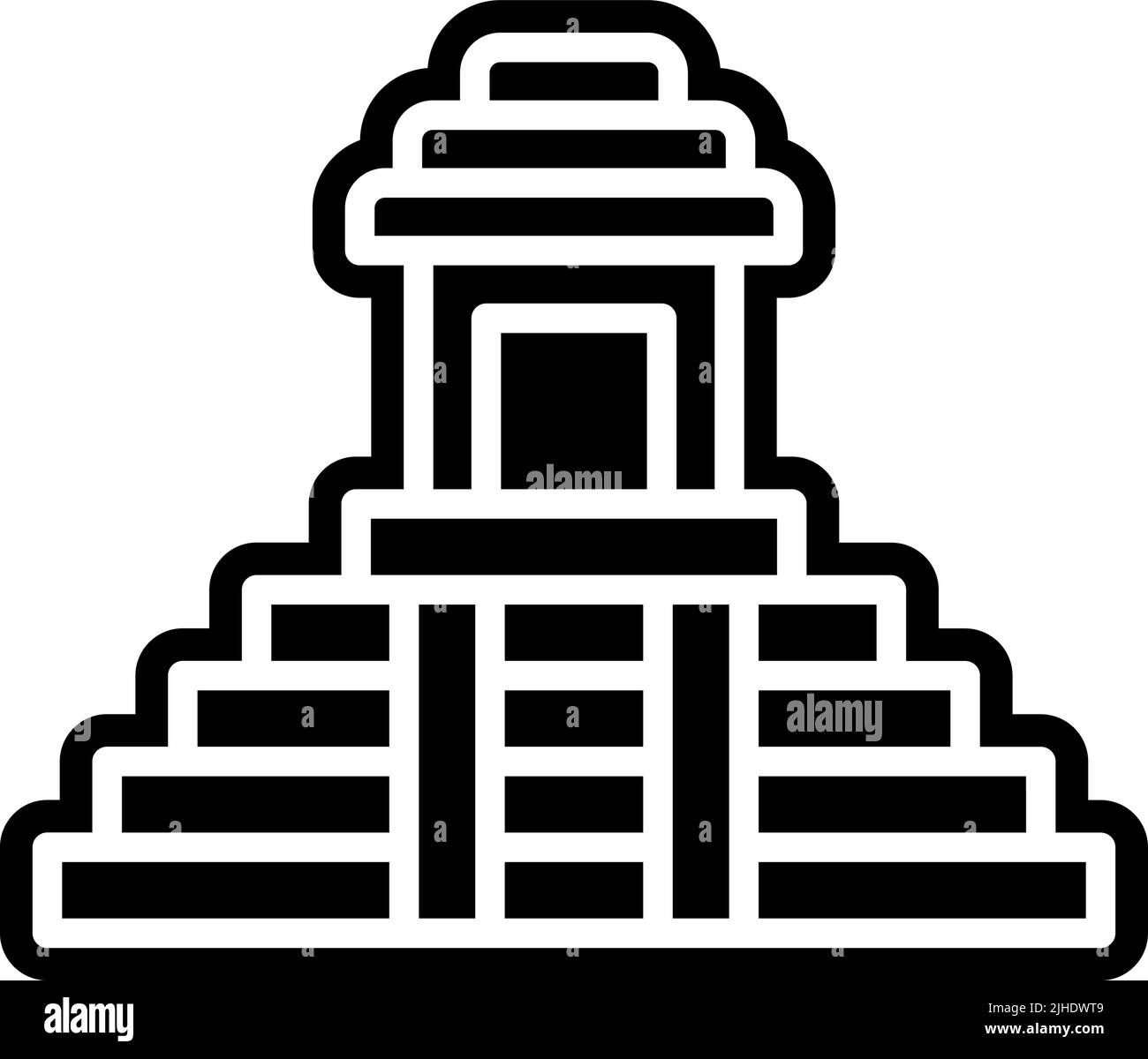 Guatemala tikal ancient maya Black and White Stock Photos & Images - Alamy