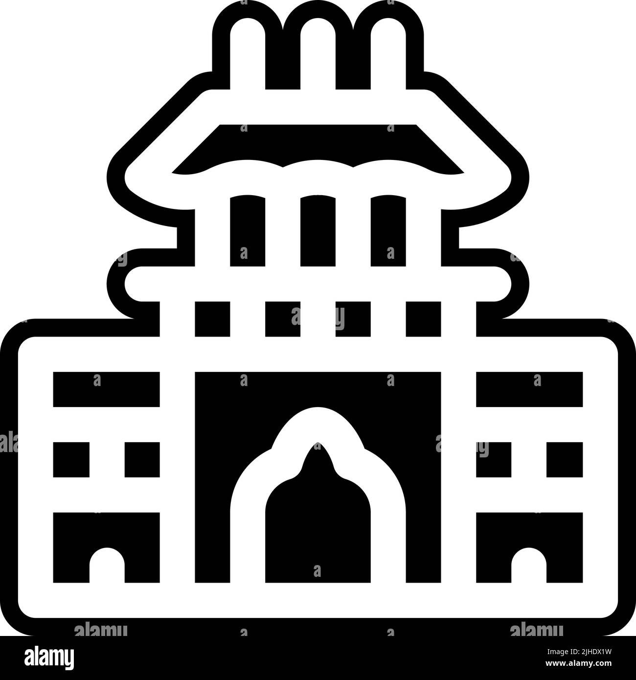 Temples badrinath Stock Vector Image & Art - Alamy