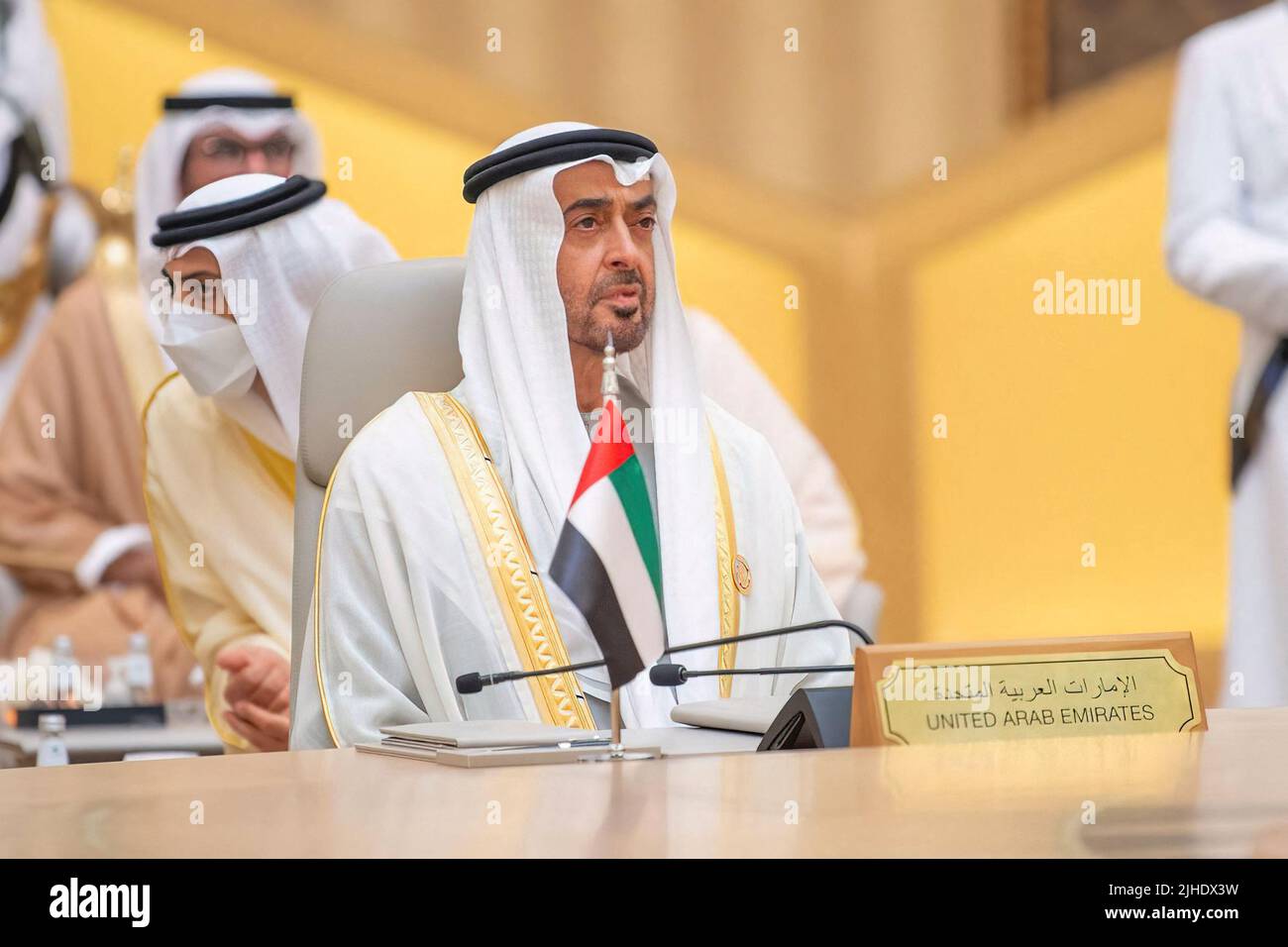 UAE President Sheikh Mohamed bin Zayed Al Nahyan (known as MBZ) attends ...