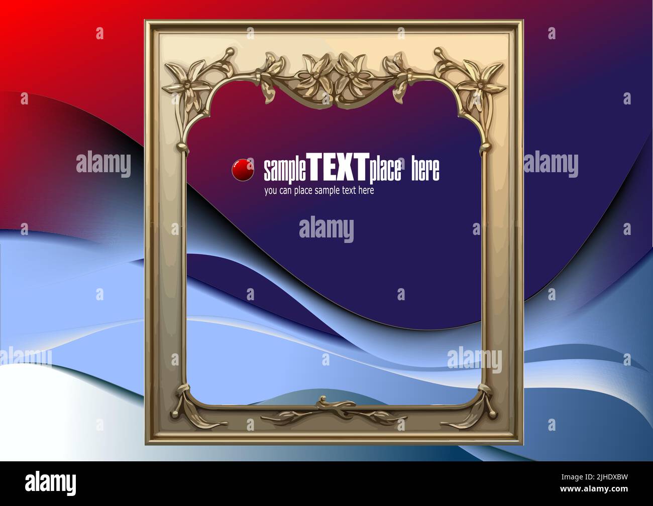 Corporate Business Technology Background with frame image. Vector 3d ...