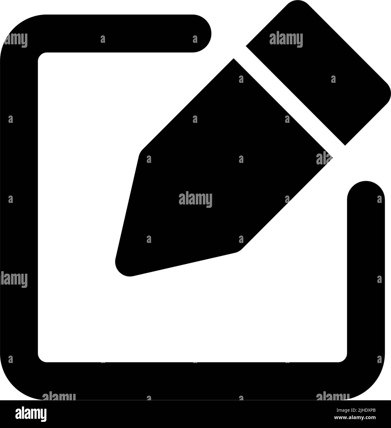 Edit Icon. Input and writing. Editable vector Stock Vector Image & Art ...