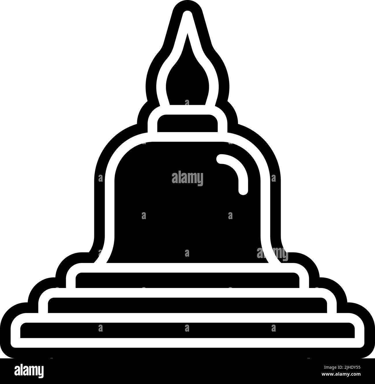 Thai temple beautiful sky Stock Vector Images - Alamy