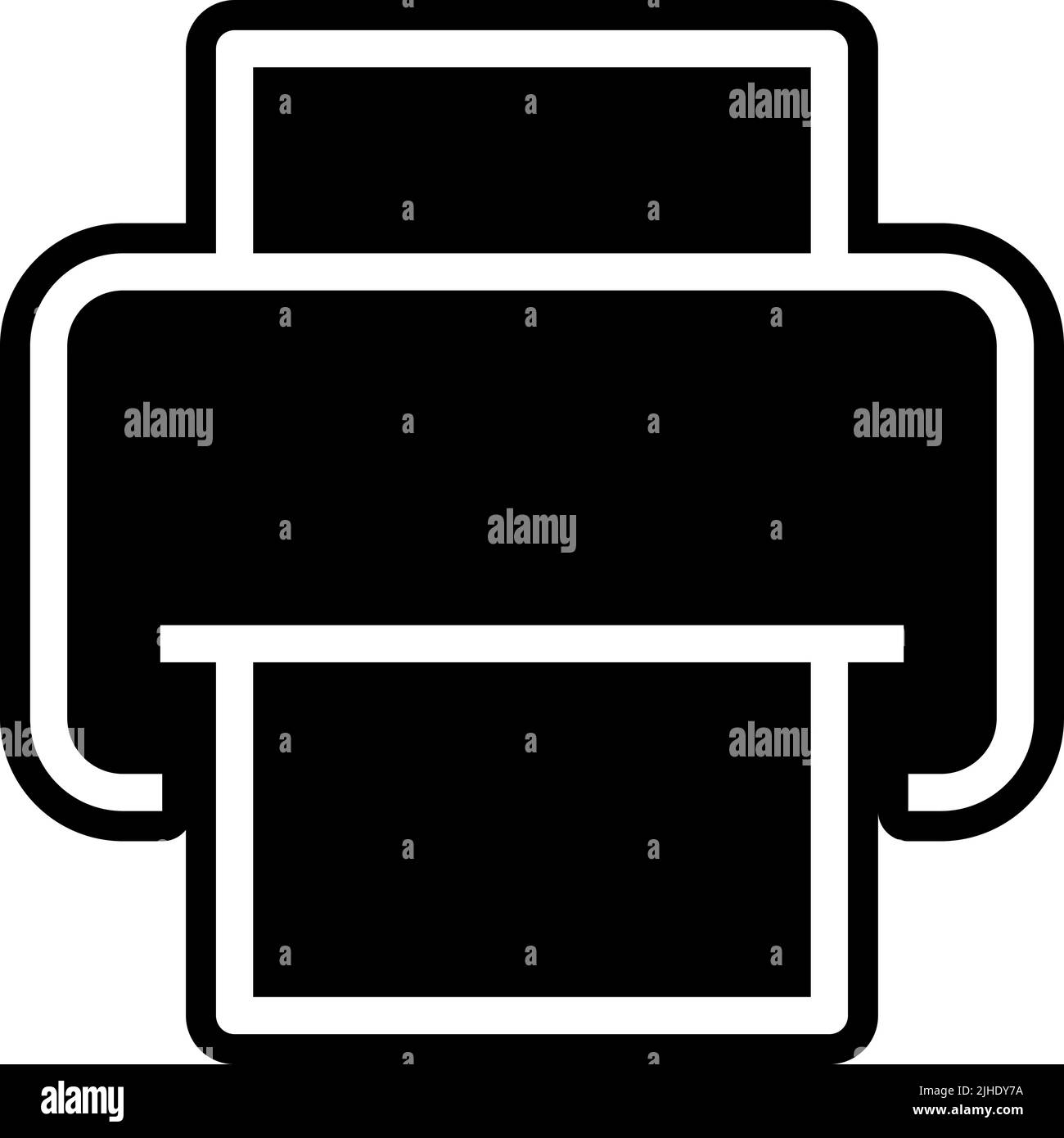 User interface printer Stock Vector Image & Art - Alamy