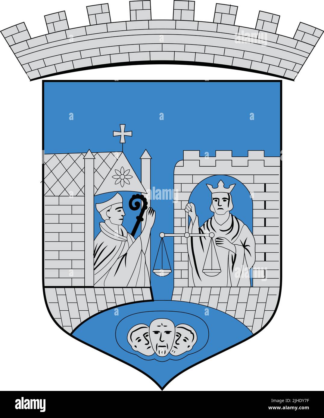 Outline trondheim norway city hi-res stock photography and images - Alamy