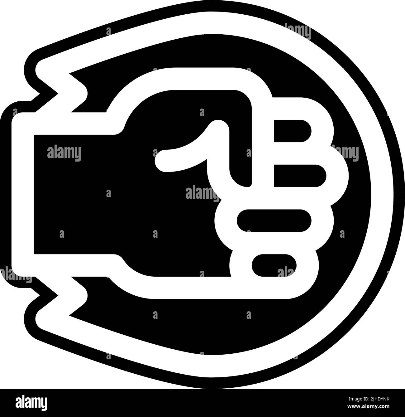 Cartoon super punch Black and White Stock Photos & Images - Alamy