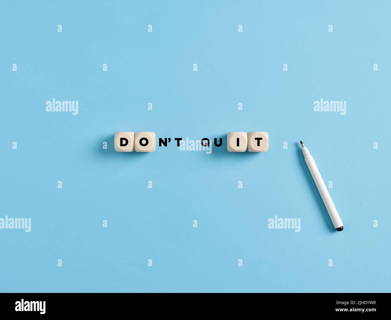 Persistence and determination message in business career or education ...