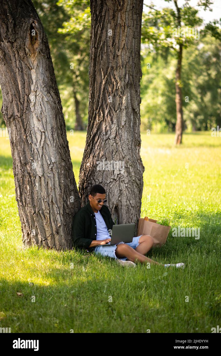 Typing in nature hi-res stock photography and images - Alamy