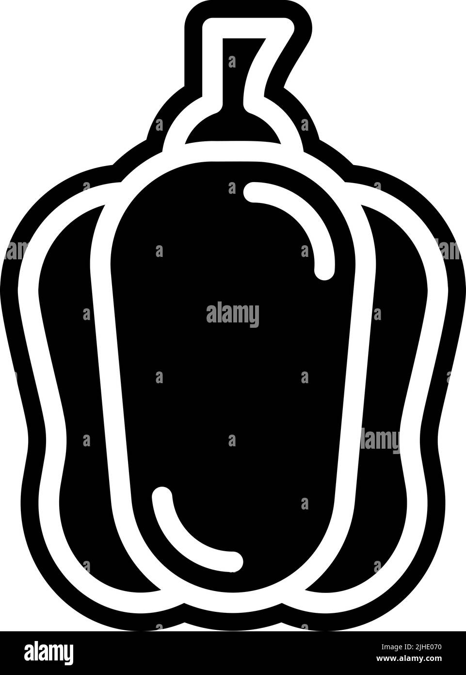 Sweet green bell pepper Black and White Stock Photos & Images - Alamy