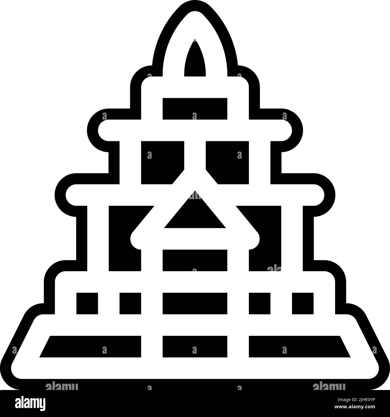 Temples prambanan Stock Vector Image & Art - Alamy