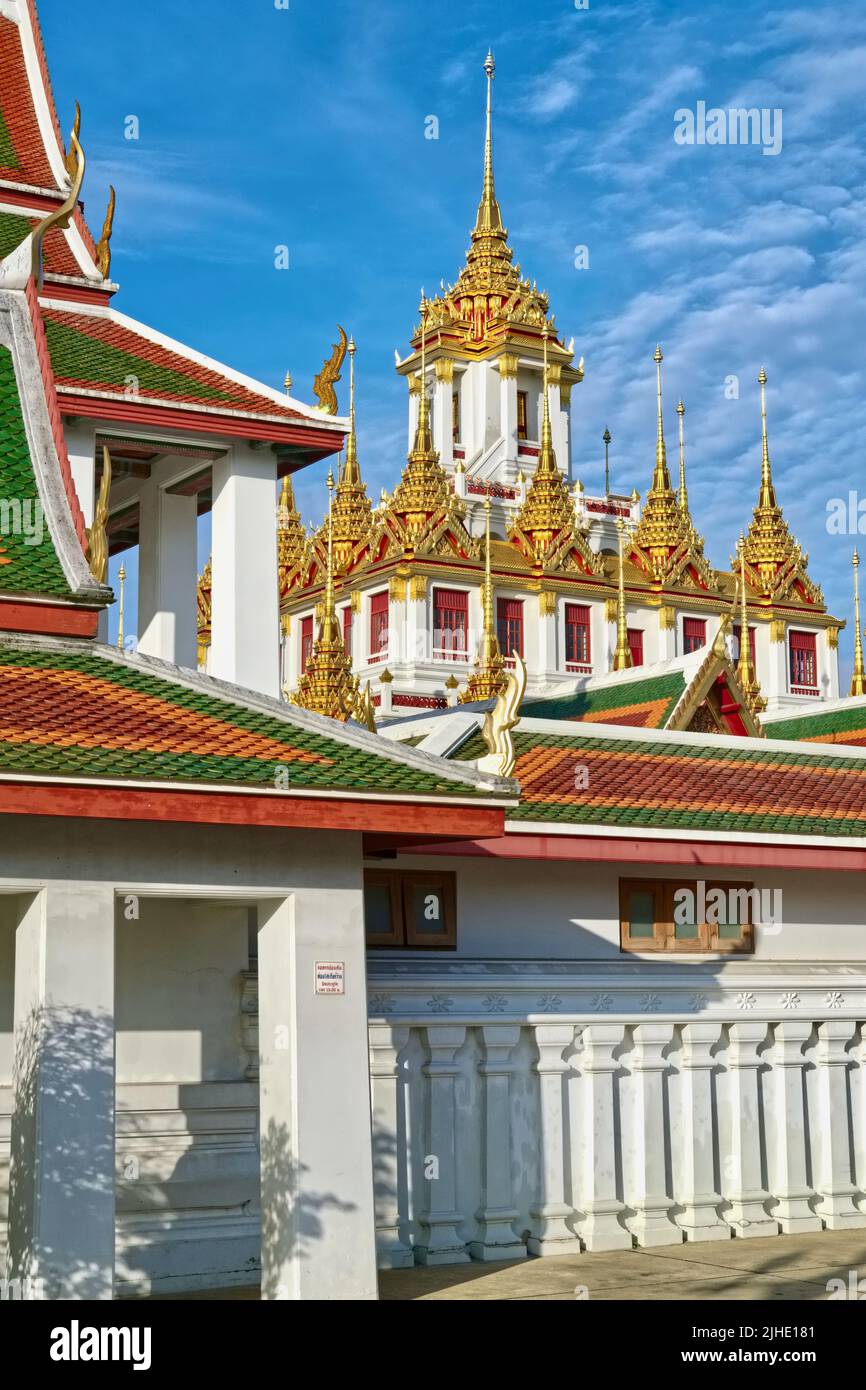The gold-plated Lohaprasad, based on the architecture of an ancient ...