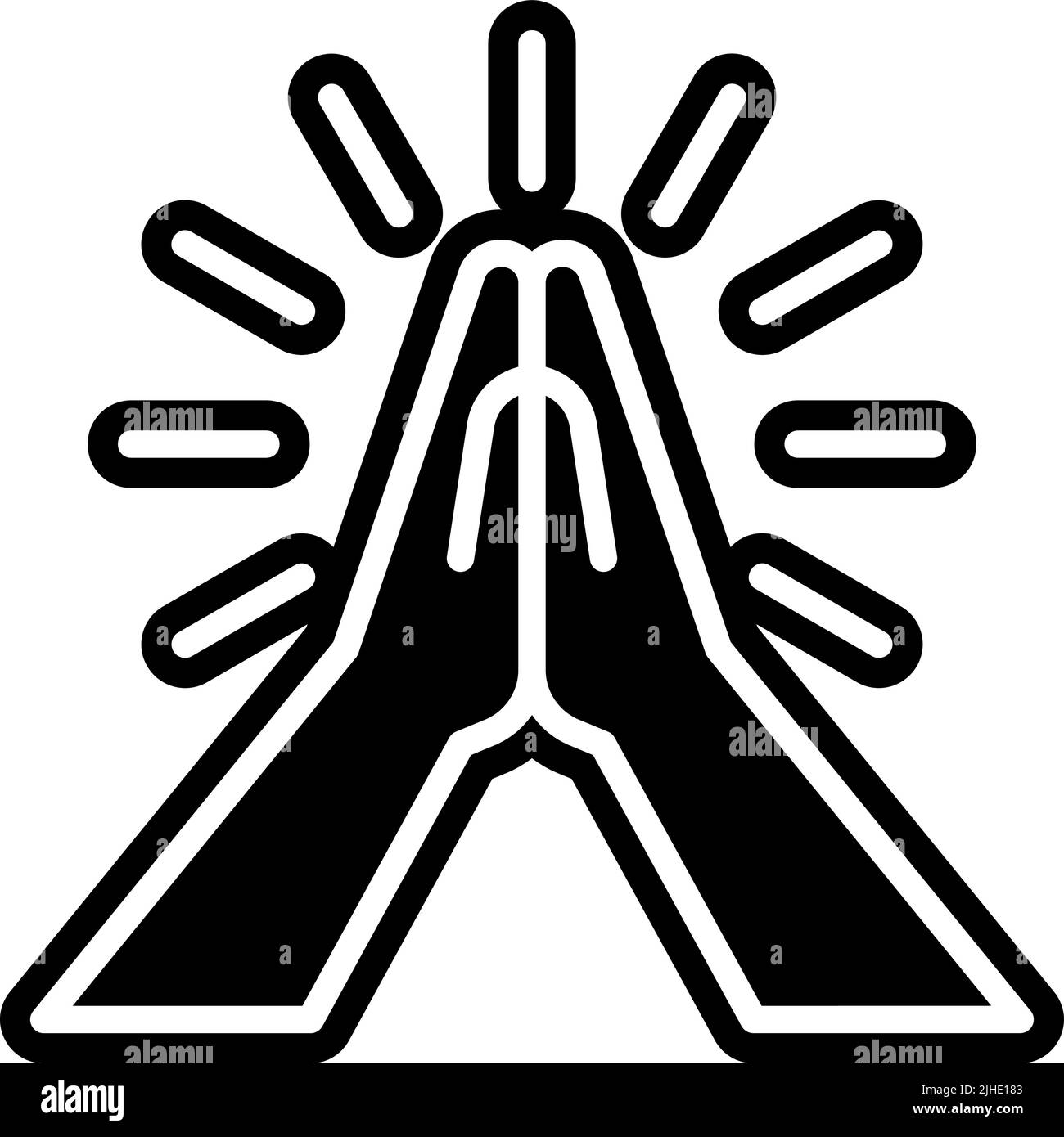 Temples pray Stock Vector Image & Art - Alamy