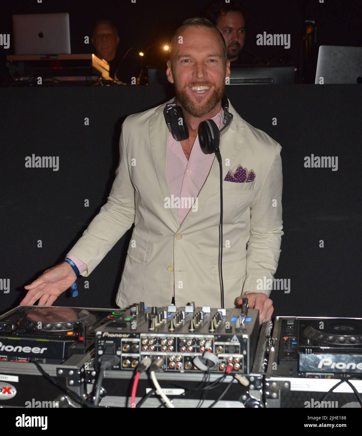MIAMI BEACH, FLORIDA - JULY 15: Aulden Brown dj at Paraiso Miami Swim ...