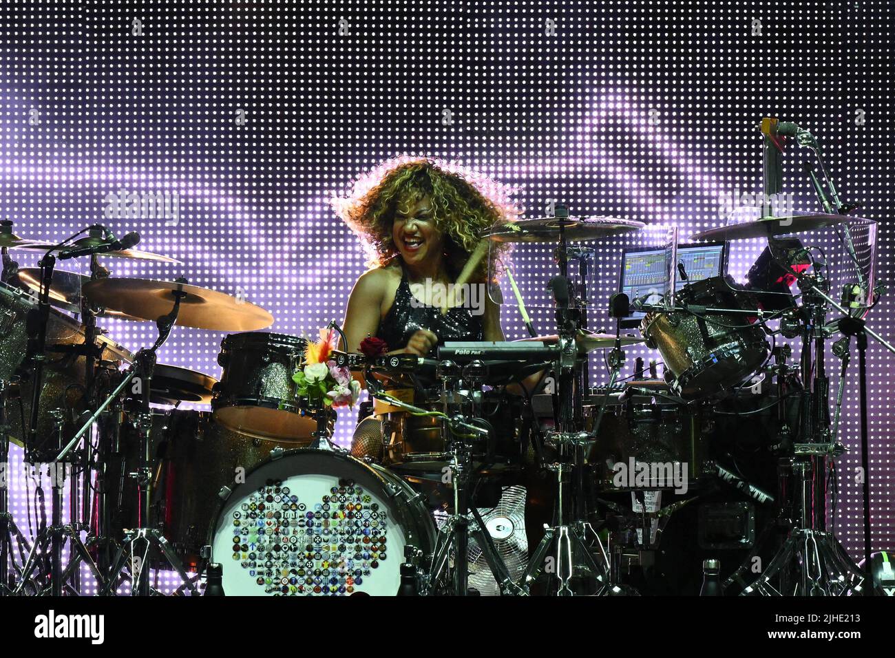 Simple Minds during the 40 Years Of Hits Tour, 17th July 2022, at ...