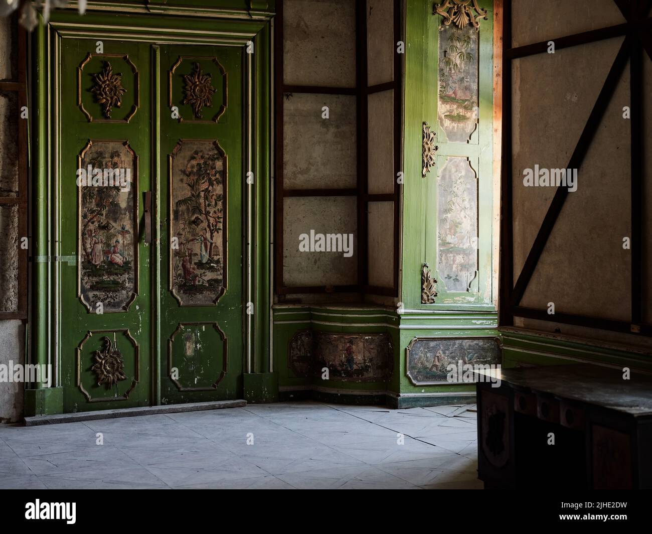 Interior of an old historic castle in Holic, Slovakia Stock Photo - Alamy
