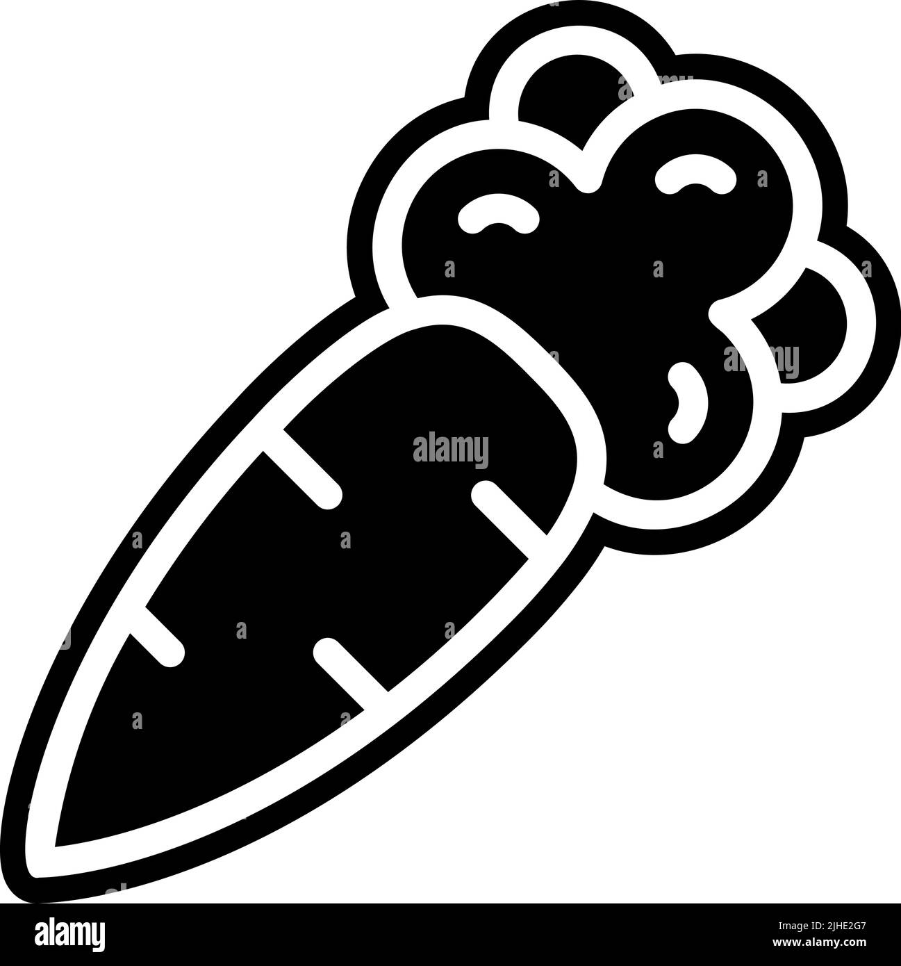 Illustration fresh salad radish Black and White Stock Photos & Images ...