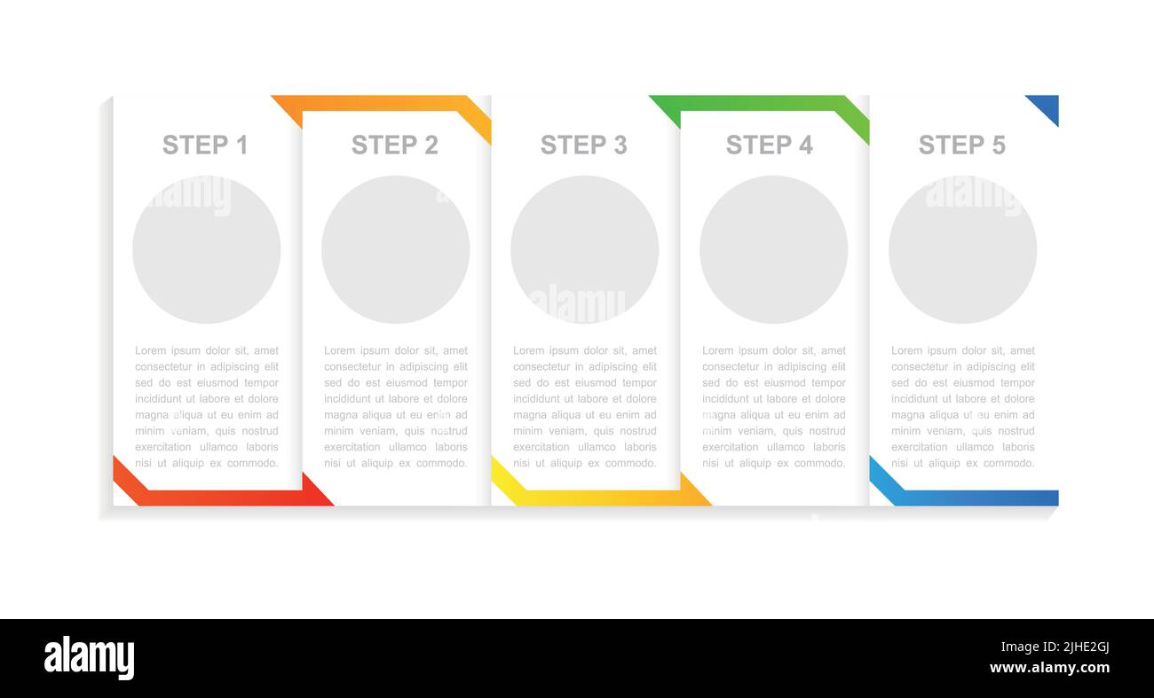 Blank flowchart timeline business diagram Cut Out Stock Images ...