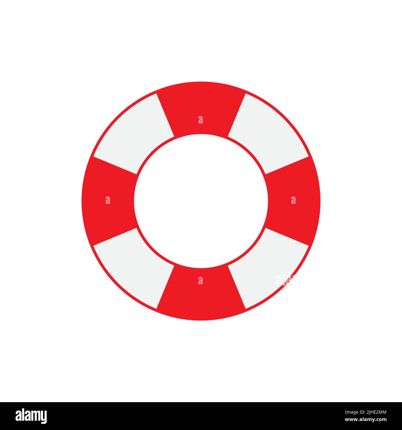 Lifebuoy icon isolated on white background. Vector illustration Stock ...
