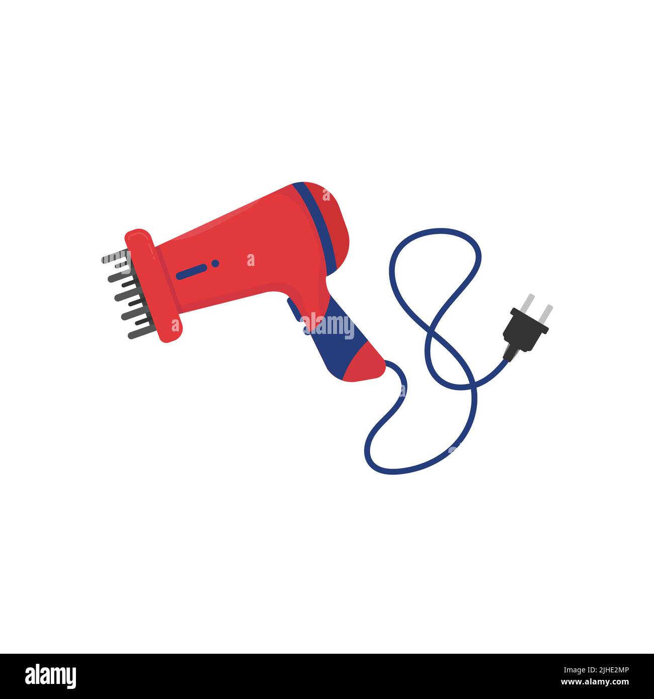 Red white blue hair Stock Vector Images - Alamy