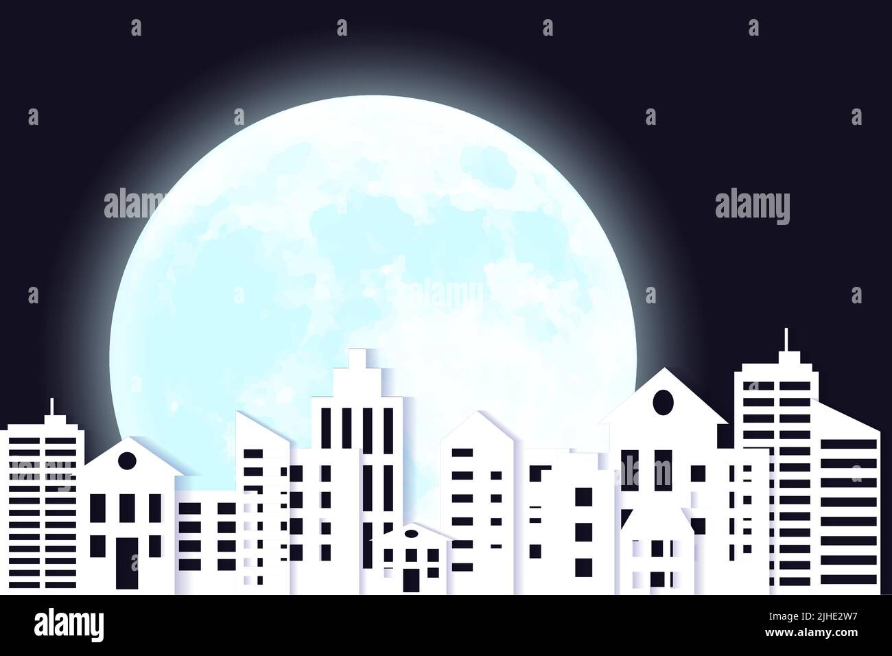 Cityscape paper art style. City concept. Vector illustration Stock ...